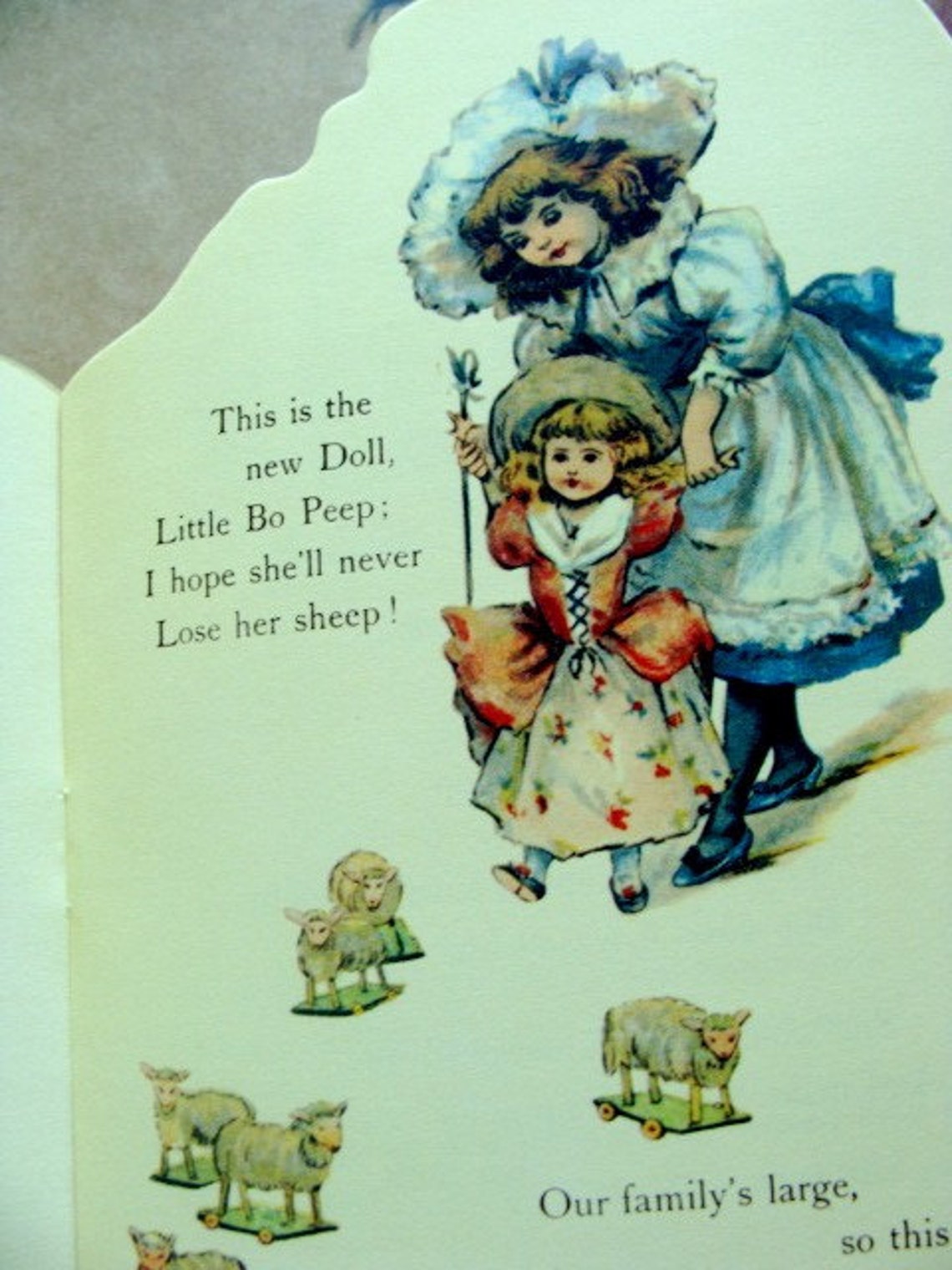 Vintage New/deadstock Story Picture Book Dolly in Town Makes a - Etsy