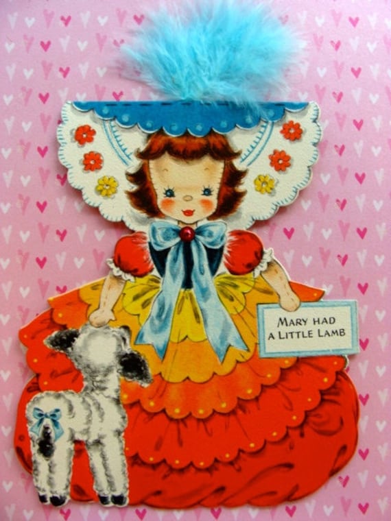 Antique Cia 1940s Adorable Original Die Cut Card or Kitsch | Etsy