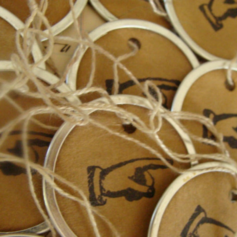 Metal Rim Tag - Etsy