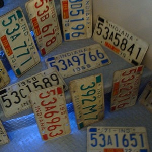 One Vintage License Plate From the 1970s - Etsy