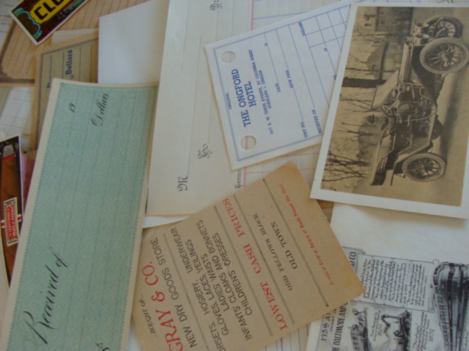 24 Piece Vintage Antique and Victorian Ephemera For Men Only | Etsy