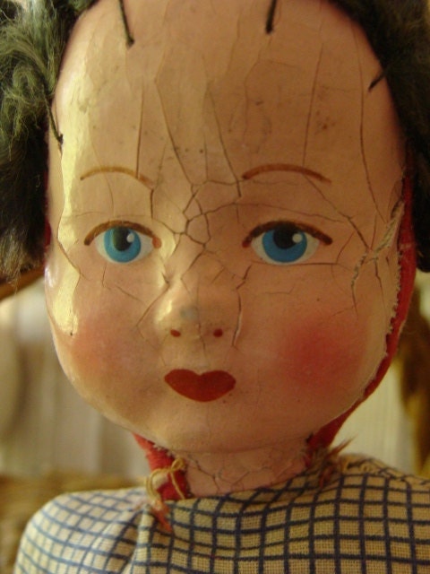 Antique 1950s Vintage Kitsch Rag Doll for the Farmhouse | Etsy