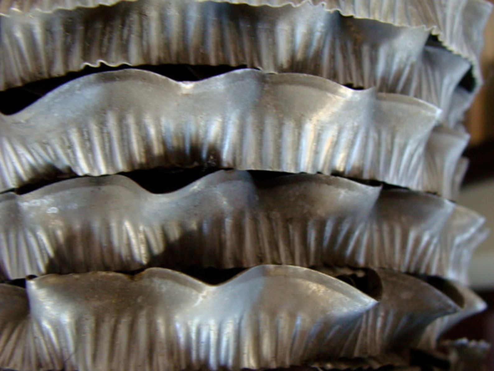 Stunning Vintage Salvaged Metal Ruffled Lace for Steampunk and | Etsy