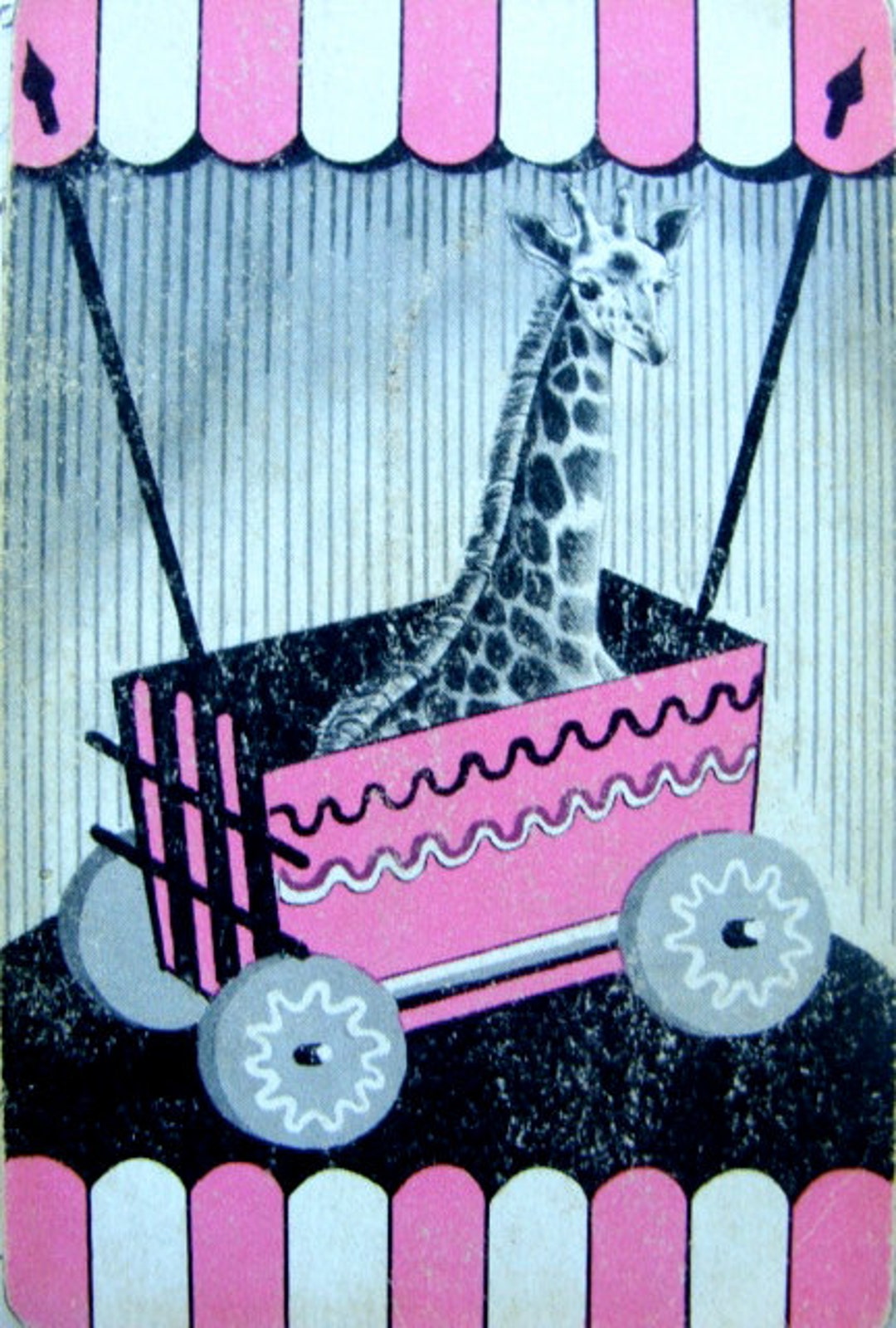 Stunning Antique Pink Circus Animal Cards 1940s Kitsch Card Lot - Etsy