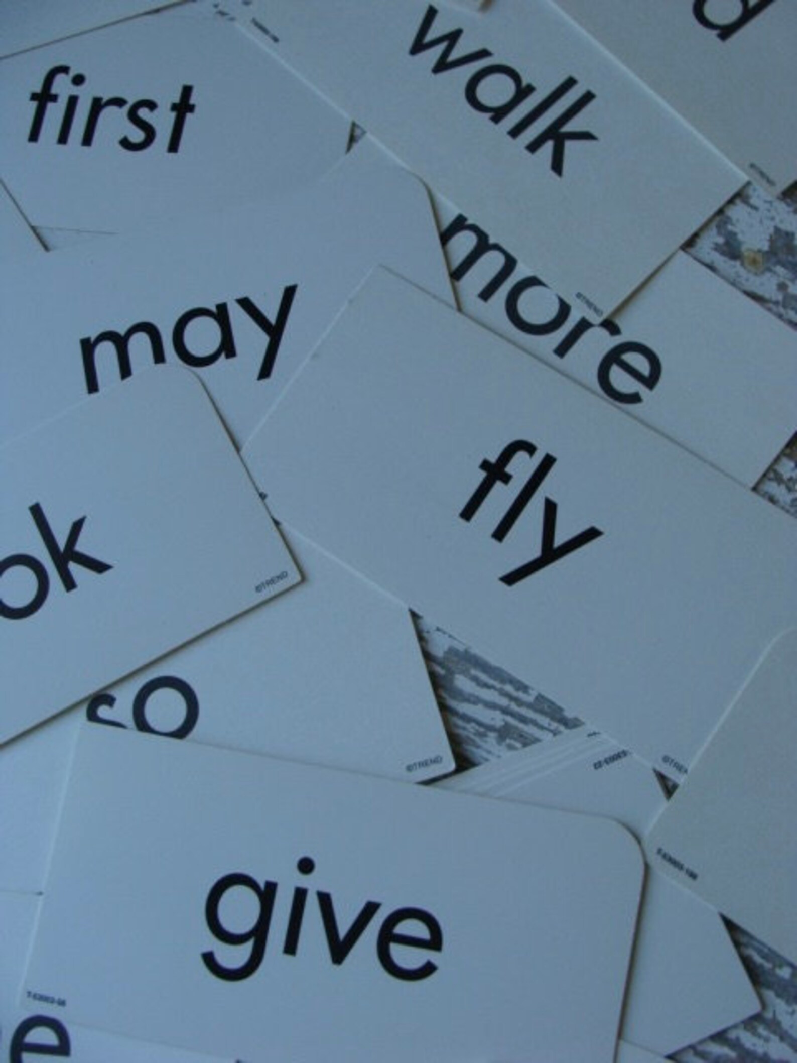 Six Vintage Antique 1970s Word Flash Cards - Etsy