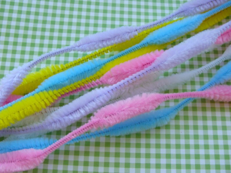 Gorgeous Extra Thick Pretty Bump Chenille Sticks Pipe Cleaners - Etsy