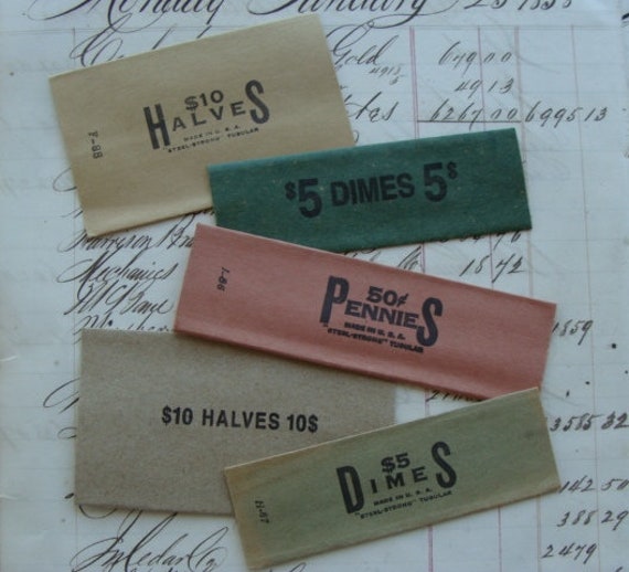 Vintage Coin Wrappers