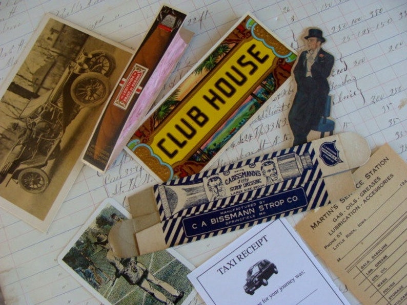 24 Piece Vintage Antique and Victorian Ephemera Great for Junk - Etsy