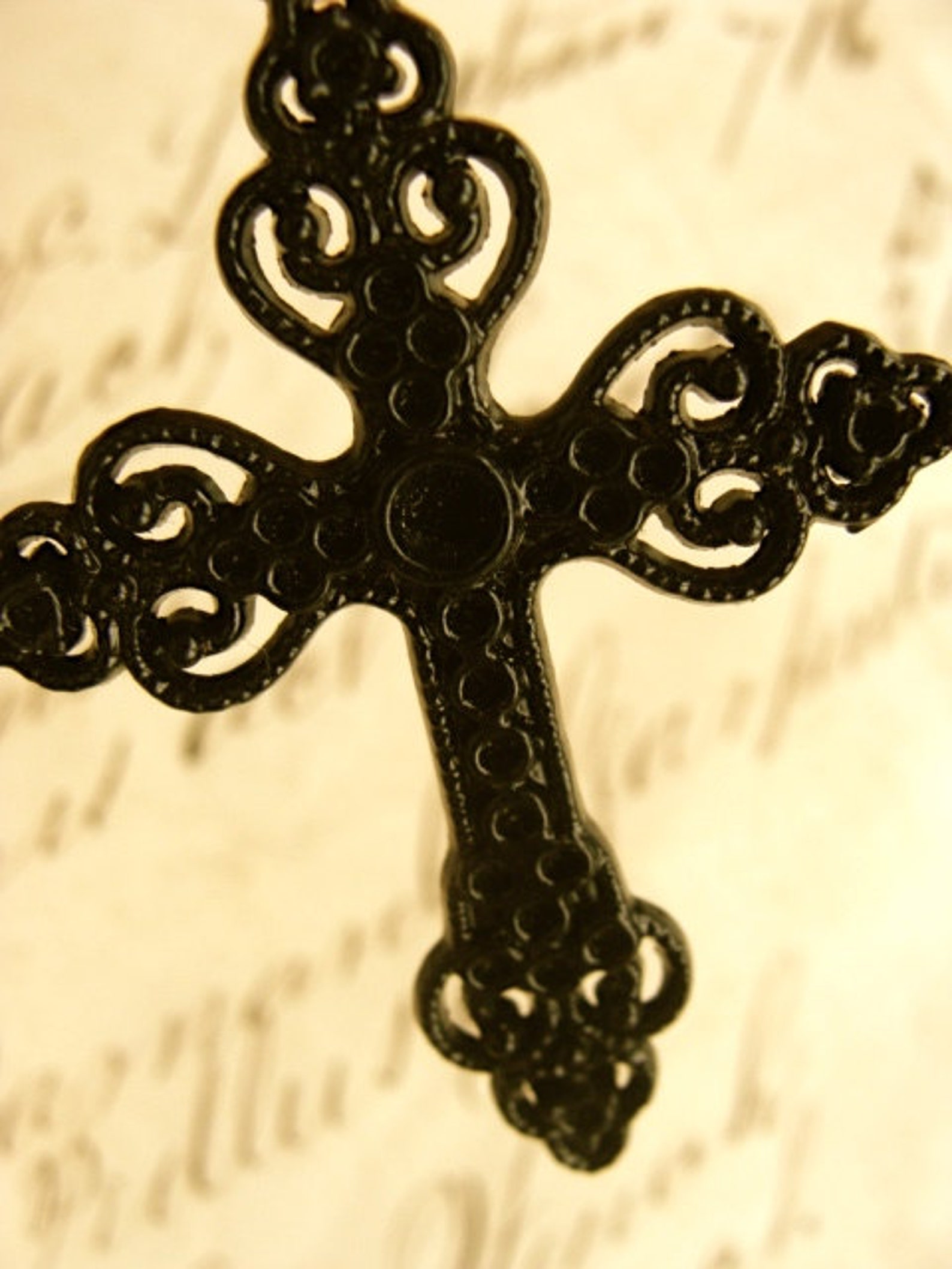 Victorian Ornate Gothic Black Cross - Etsy
