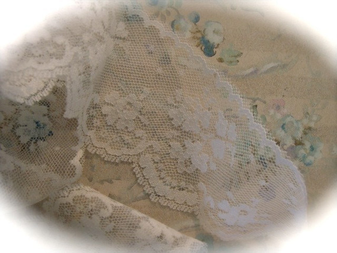 Vintage Wedding Lace 2 Yards Scrumptious Bridal Netted Lace - Etsy