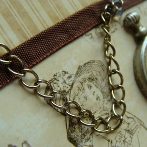 Gorgeous Birthday Gift Tag With Metal Chain, Faux Pocket Watch and ...
