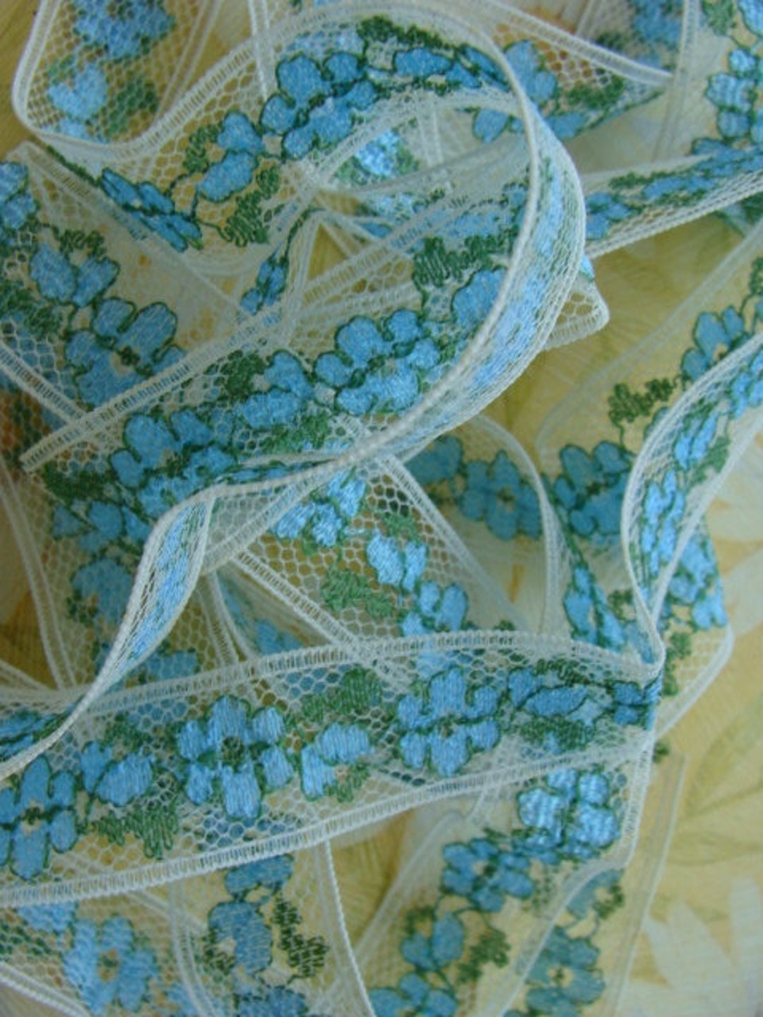 1 Yard Gorgeous Vintage Two Tone Lace - Etsy