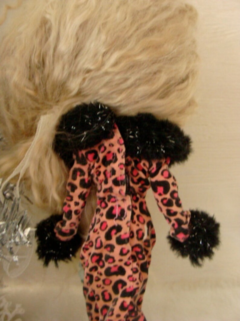 Gorgeous Fancy Fur Animal Print Vintage Barbie Fashion Dress | Etsy