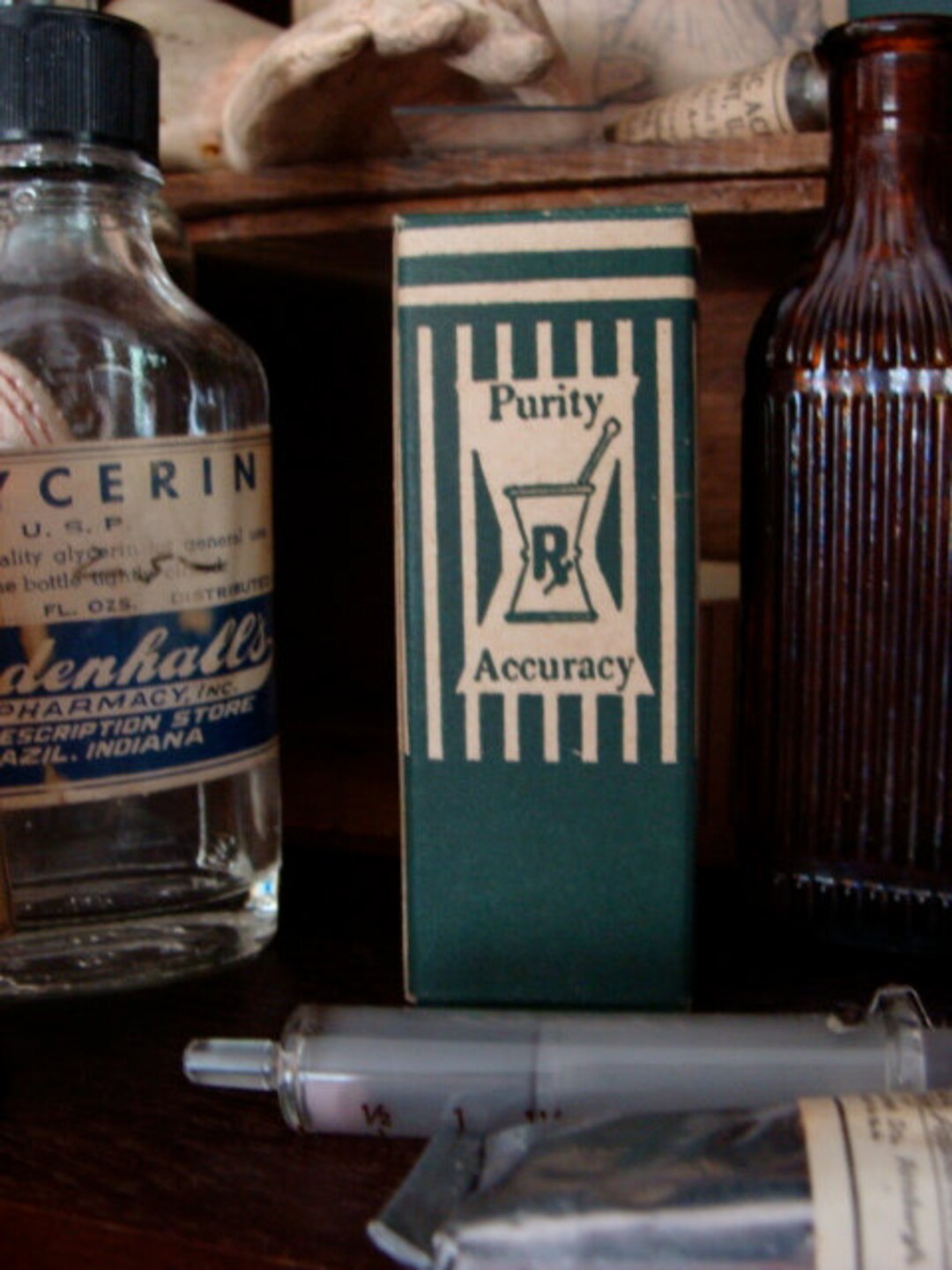 Antique Medical Rx Original Box - Etsy