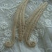 Vintage Victorian Embroidered Monogram Calligraphy Script Letter M - Etsy