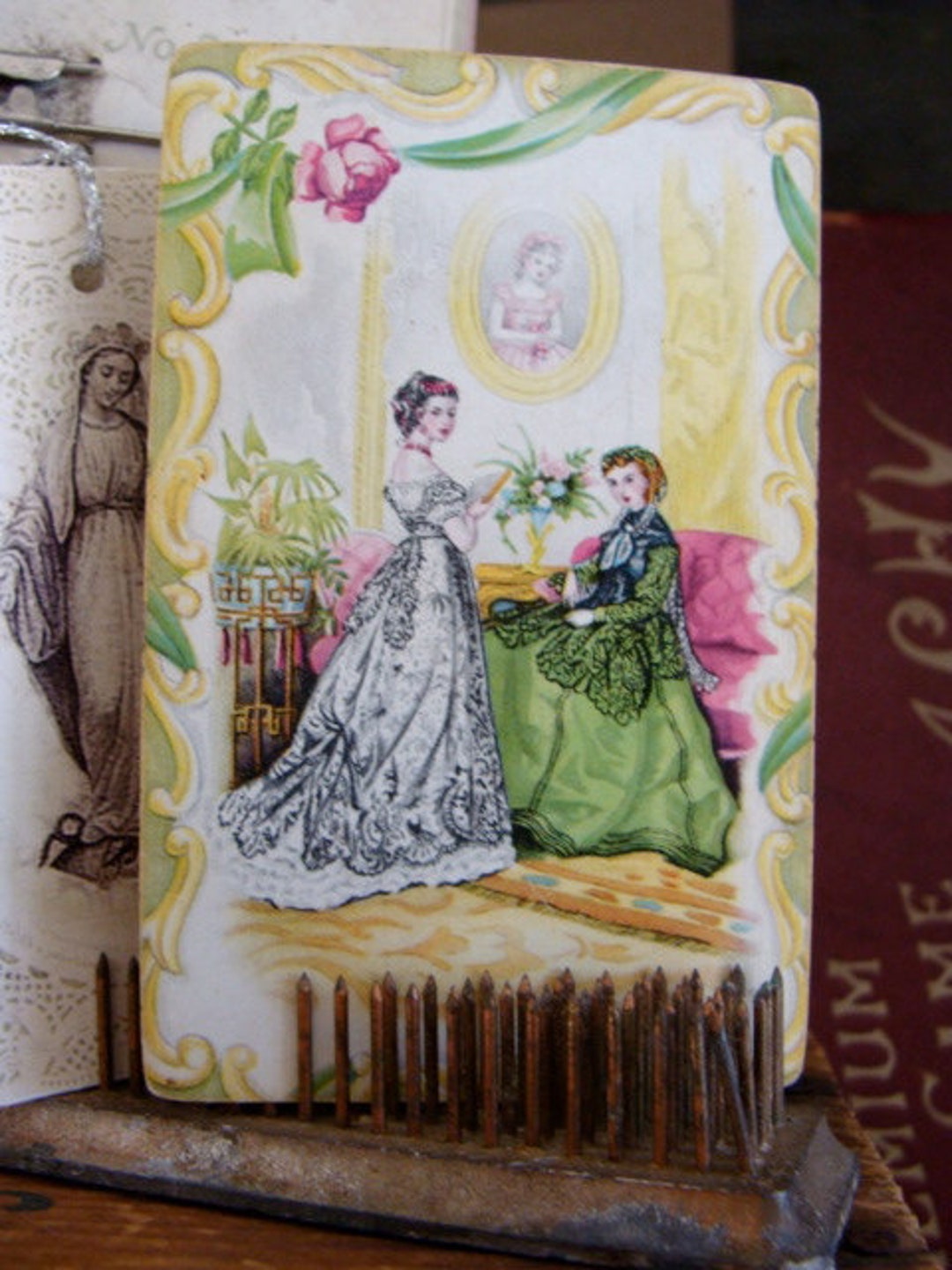 Antique Les Modes Godey Ladies Christmas Series - Etsy