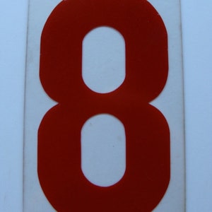 Vintage Industrial Salvaged Acrylic Number 8 Tile Block We Have All the ...