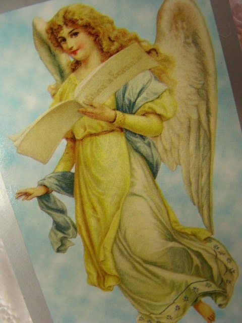 Vintage Christmas Angels Signature Collector Trade Playing Cards Angel ...