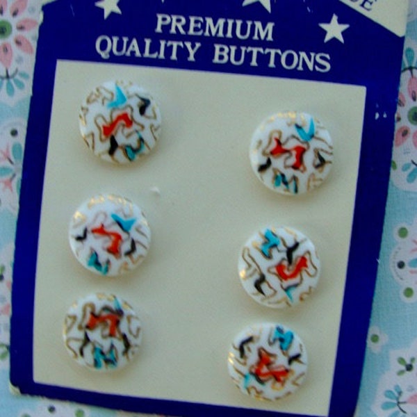 Fancy Glass Buttons - Etsy