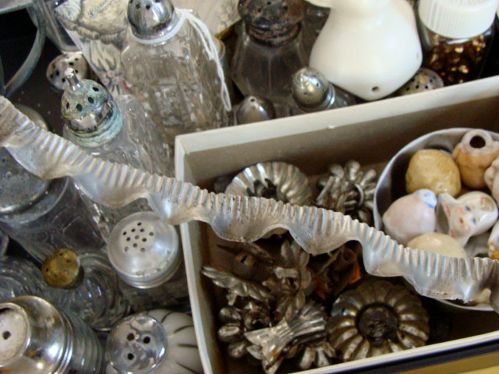 Stunning Vintage Salvaged Metal Ruffled Lace for Steampunk and ...