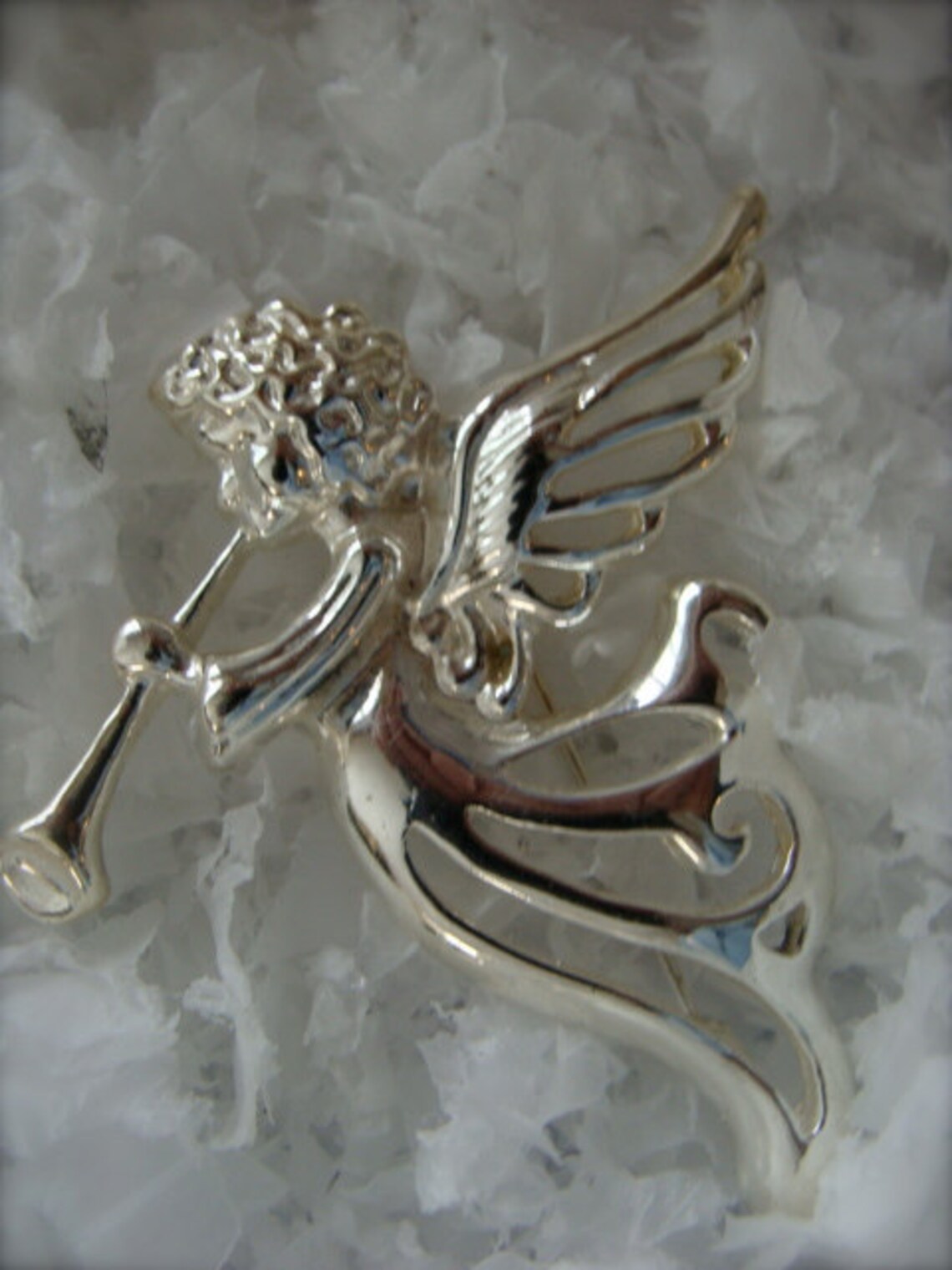 Vintage Angel Beautiful Signature Brooch | Etsy