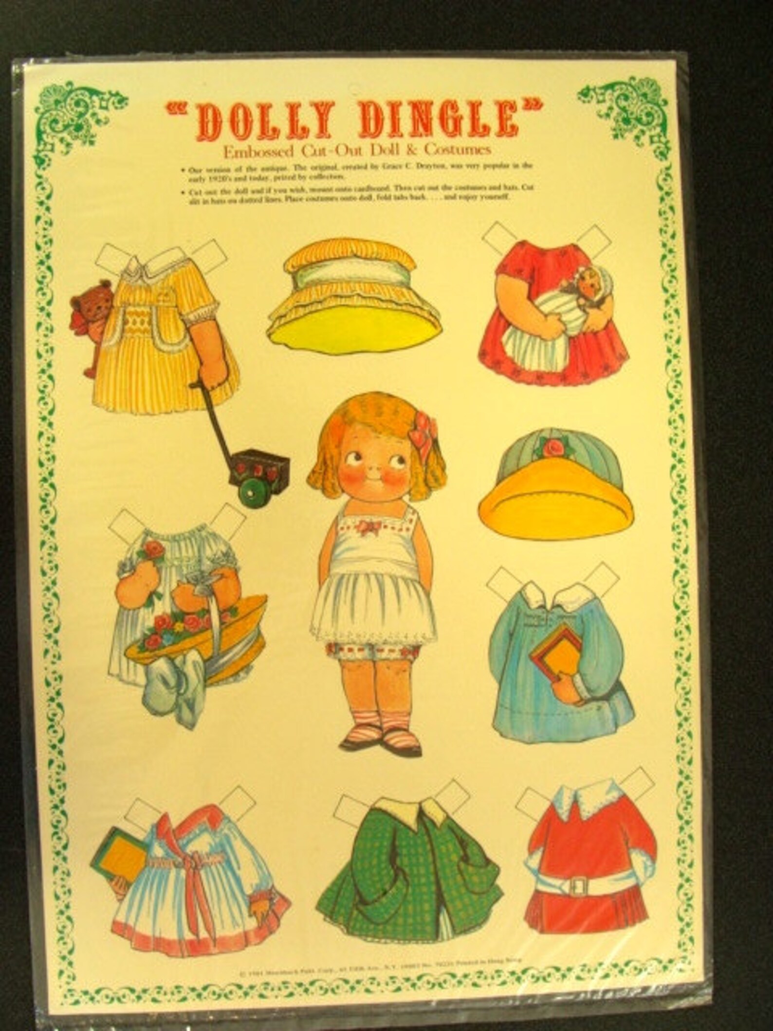 Vintage Adorable Dolly Dingle Paper Dolls for Collage and Mixed Media ...