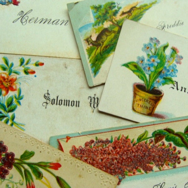 Antique Calling Card - Etsy