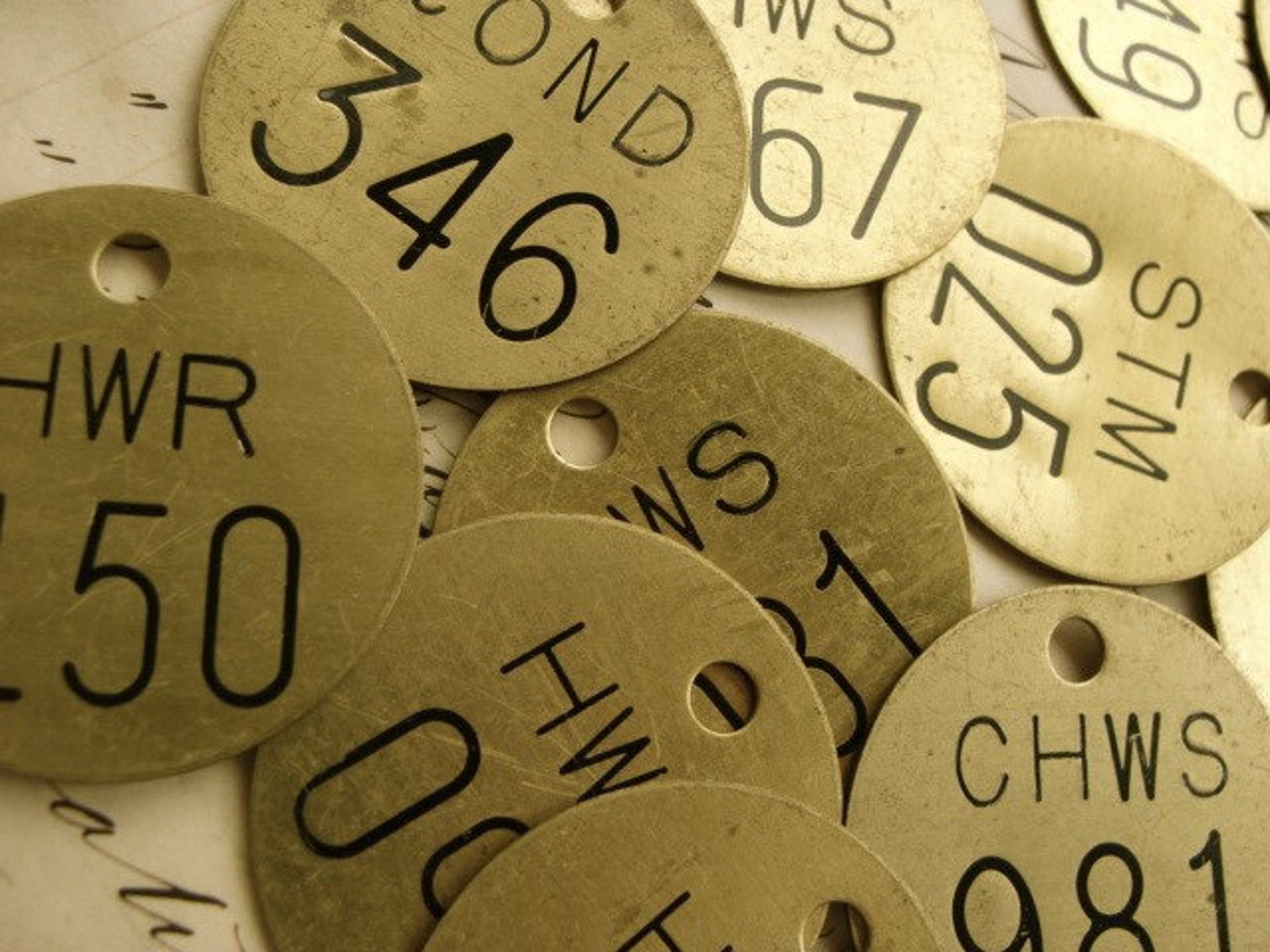 1950s Old Farm Livestock Tags Perfect Size - Etsy