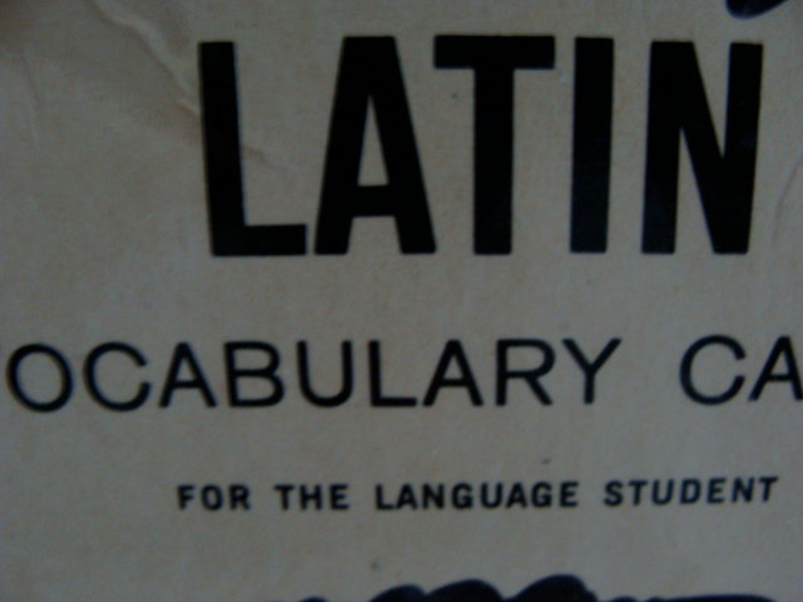 One Dozen Vintage Latin Flash Cards - Etsy