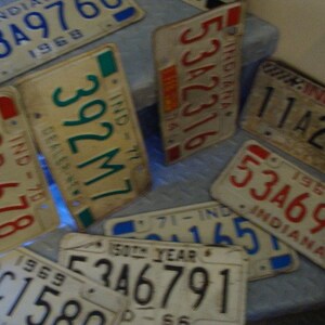 One Vintage License Plate From the 1970s - Etsy