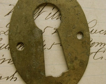 One Gorgeous and Rare Antique Skeleton Key Hardware Escutcheon - Etsy
