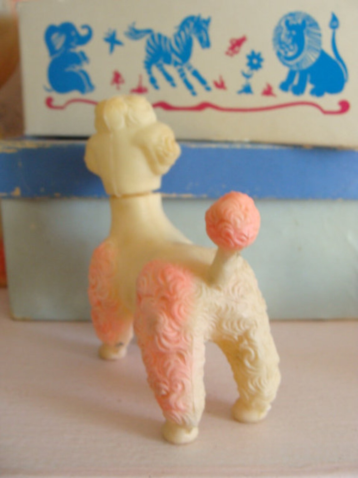 Rare 1940s Very Vintage French Pink Poodle With Squeak No - Etsy