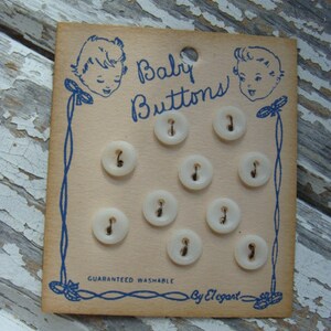 Antique Button Card Adorable Original Card - Etsy