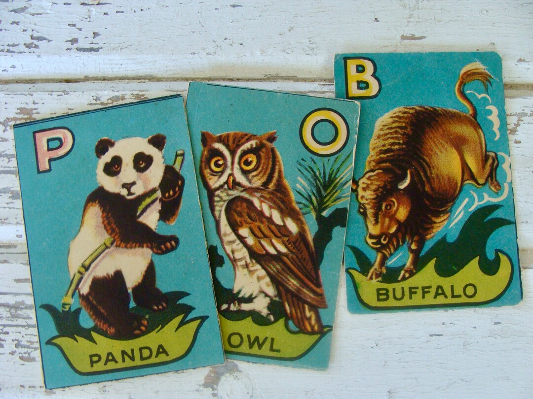 Antique Rare Farmhouse Cardboard Flash Card Lot N16 - Etsy