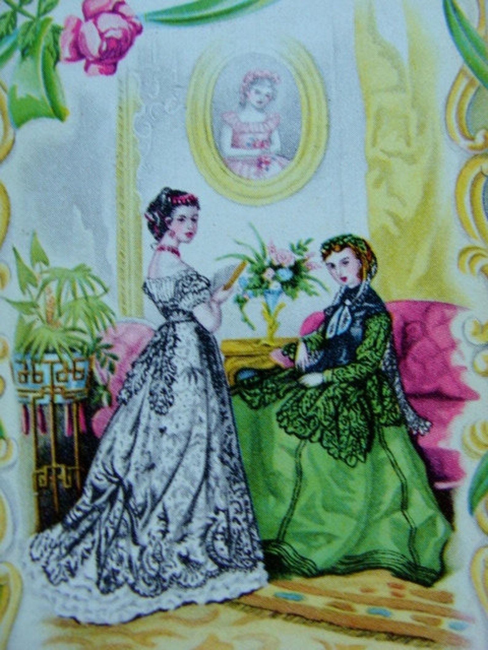 6 Antique Les Modes Godey Ladies 3rd Series Collector Playing - Etsy