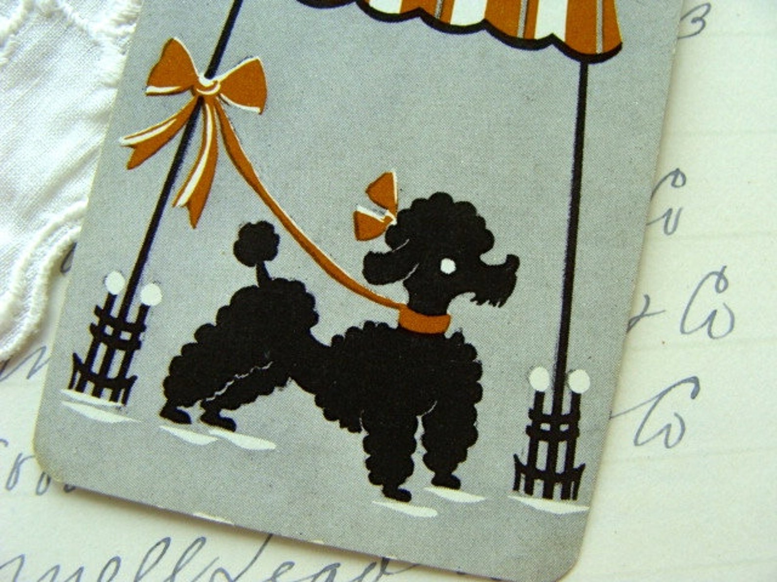Vintage Poodle Chipper Playing Cards - Etsy