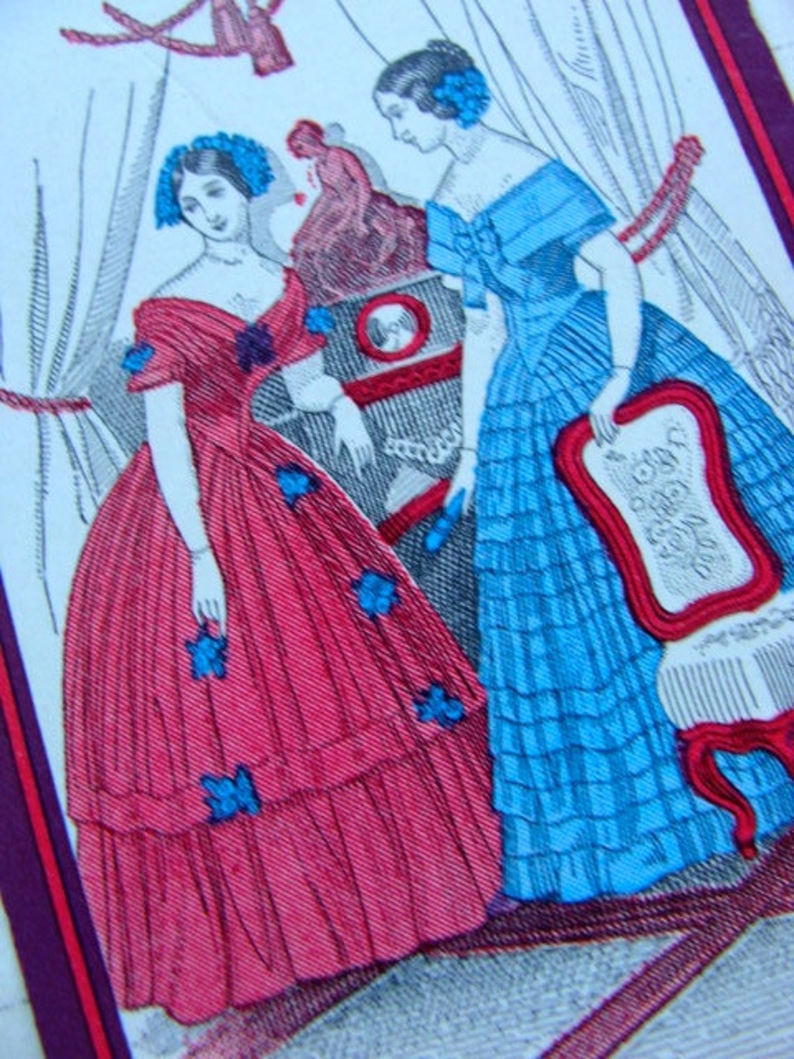 6 Antique Les Modes Godey Ladies 3rd Series Collector Playing | Etsy