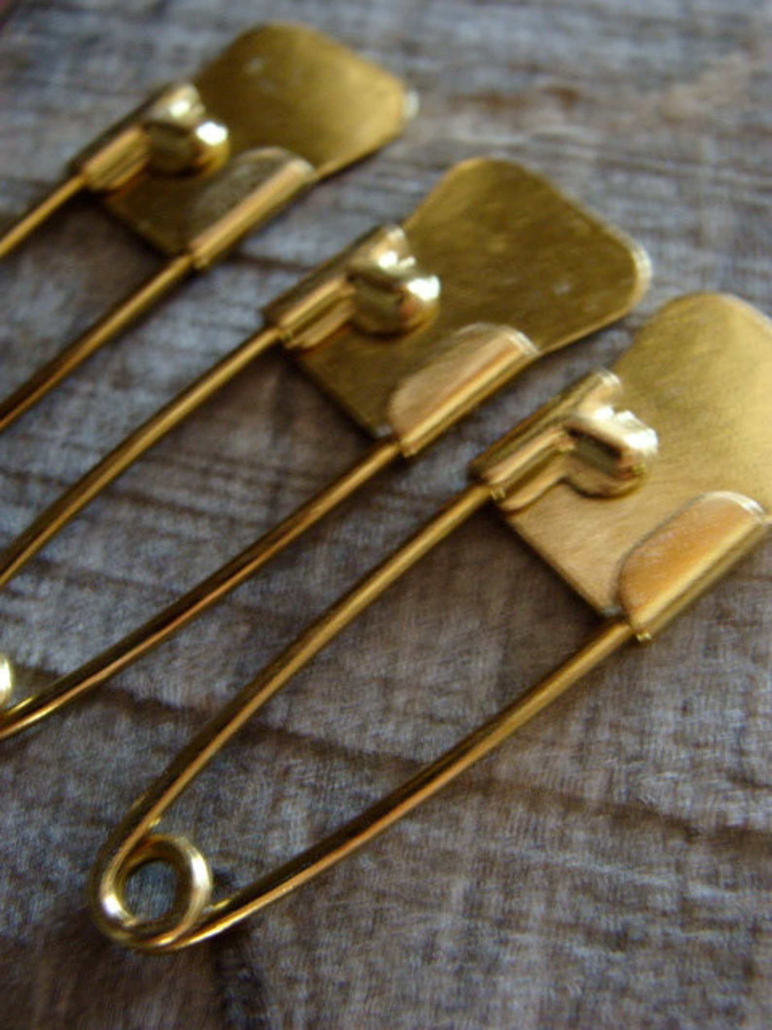 Vintage Metal Numbered Embossed Laundry Identification Pins - Etsy