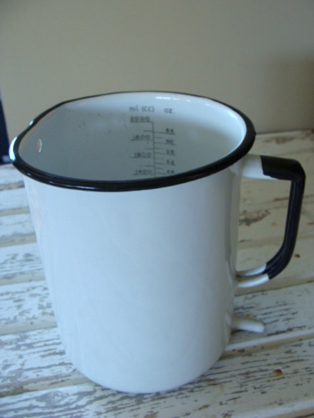 Antique Medical Measuring Blood or Urine Enamel Ware Pitcher - Etsy