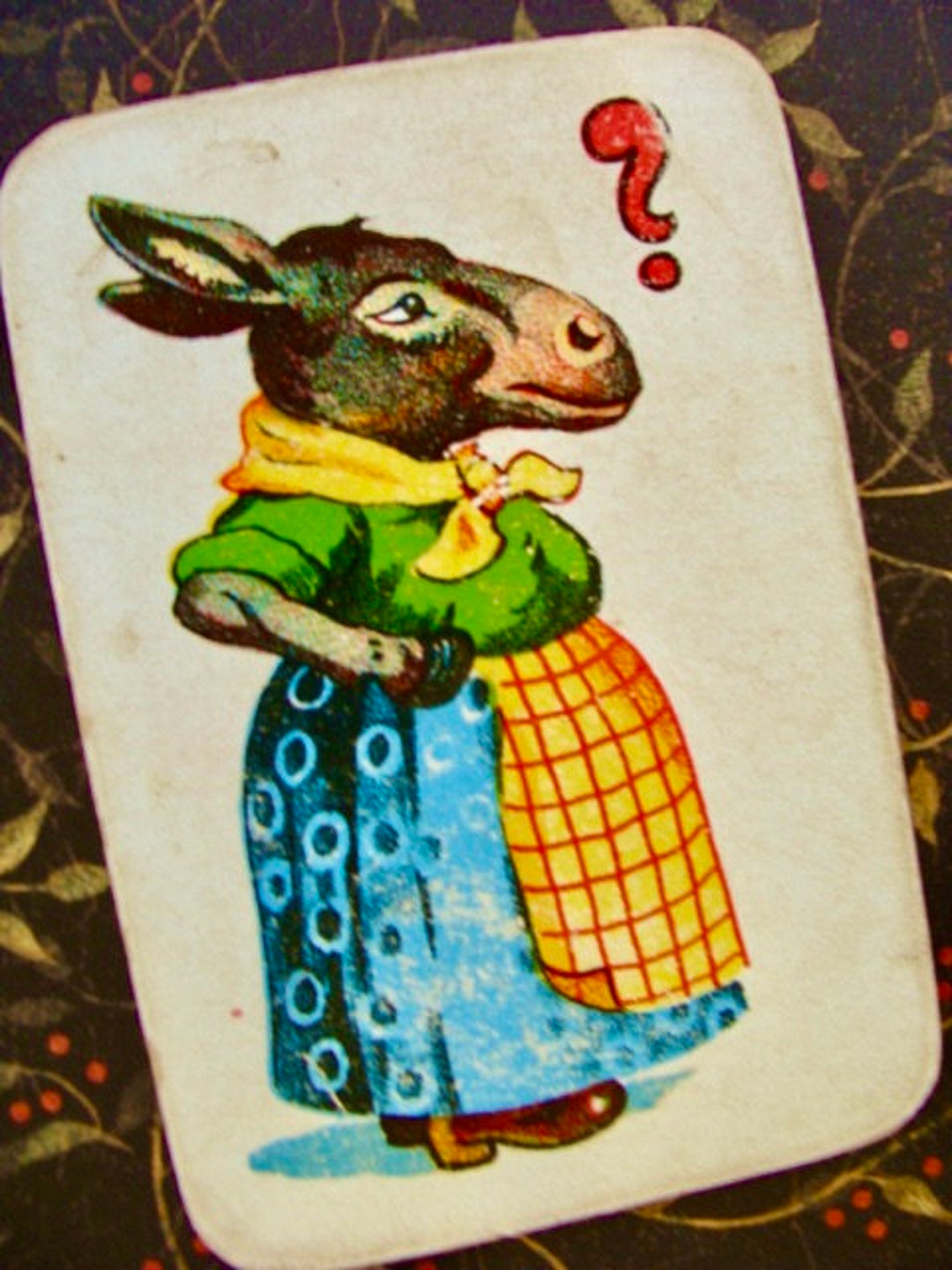 Rare 1800s Antique Lithograph Polly Game Trade Collector Card - Etsy