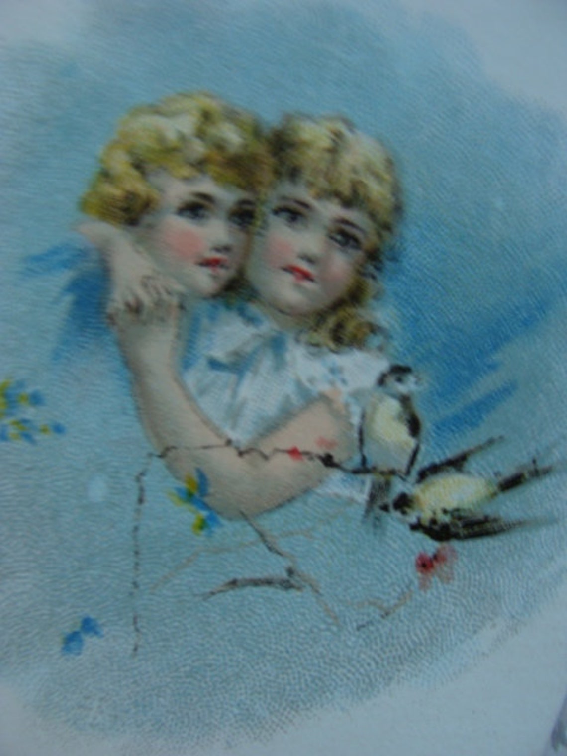 1800s Antique Logomachy Alphabet Art Gorgeous Playing Card Birds and ...