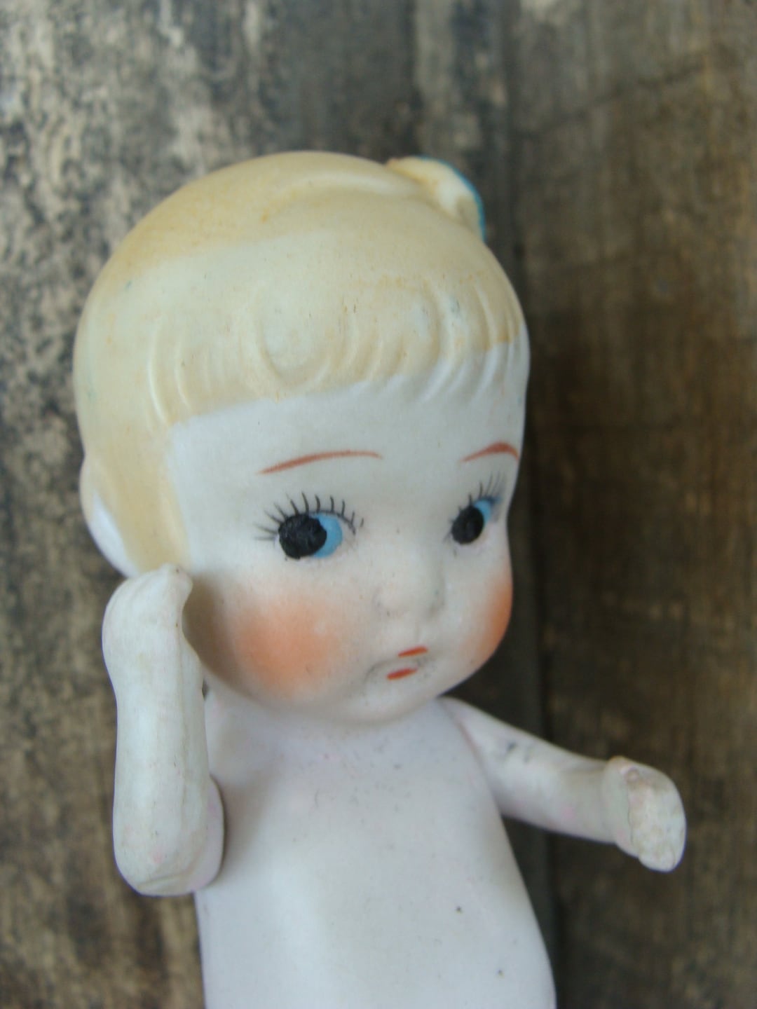 Darling Antique Jointed Bisque Doll - Etsy