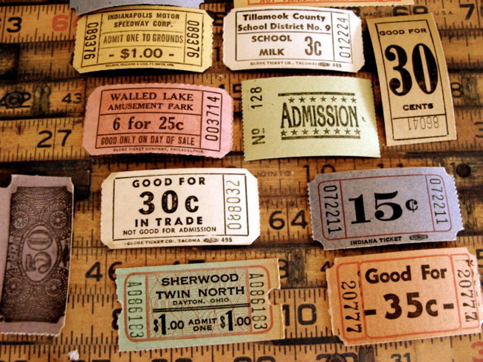 Antique Ticket Lover Dream Collection N02 - Etsy
