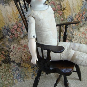 Stunning Vintage Large Wooden Handmade Doll Large Chair Great Condition ...