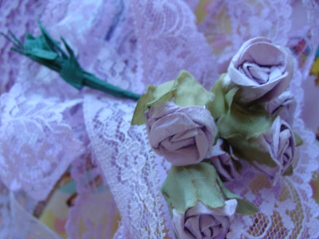 Gorgeous True Vintage Millinery Two Bunches Lavender Paper - Etsy