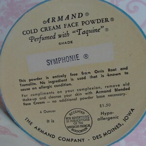 Rare Vintage Original Art Deco Victorian Face Powder Very Rare ...