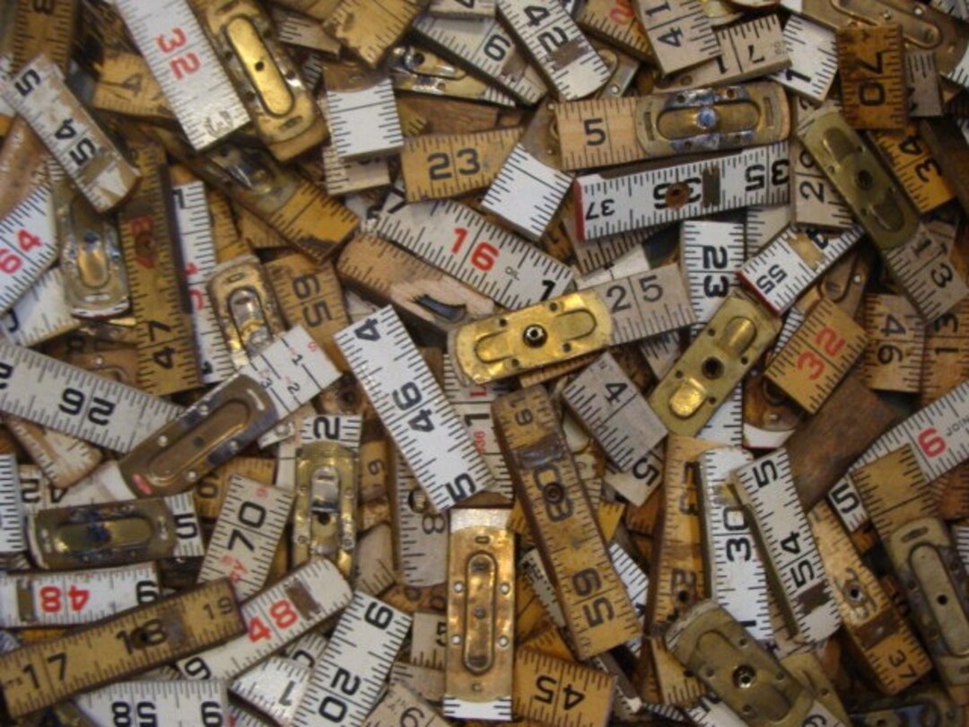 One Dozen Very Vintage Expandable Folding Ruler Pcs - Etsy