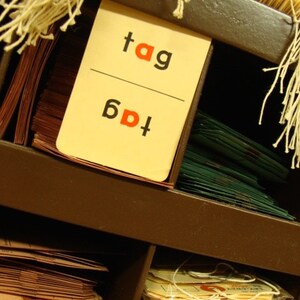 Vintage Tag Flash Card 1960s Antique Vintage for Altered Art or Studio ...