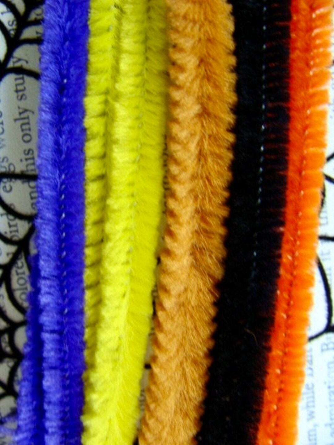 One Dozen With Extra Bonus Thick Chenille Wired Sticks Pipe Cleaners ...