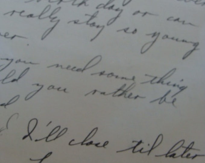 Antique Military Handwritten Love Letter From a Very Loving Military ...